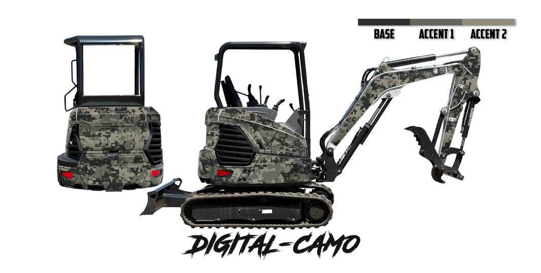 Bobcat Excavator Custom Wrap Kits – Dirty Graphix