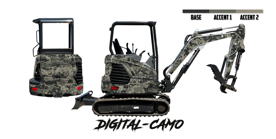 EXCAVATOR WRAP KITS – Dirty Graphix