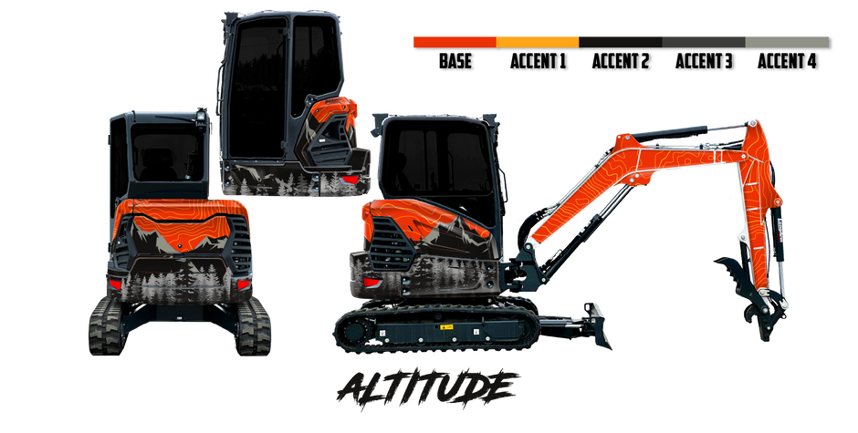 Bobcat Excavator Custom Wrap Kits – Dirty Graphix