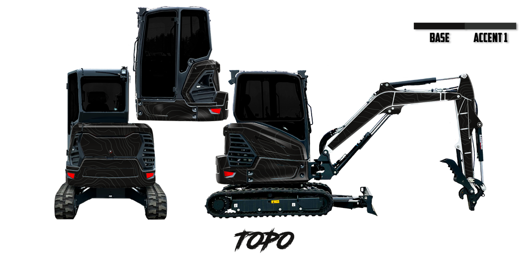 Bobcat Excavator Custom Wrap Kits – Dirty Graphix