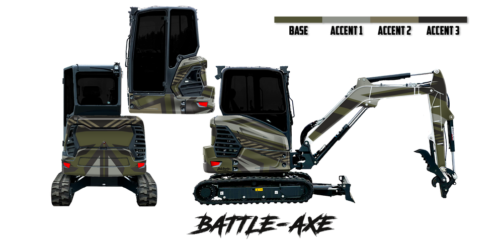 Bobcat E48 R2-Series Wrap Kits – Dirty Graphix