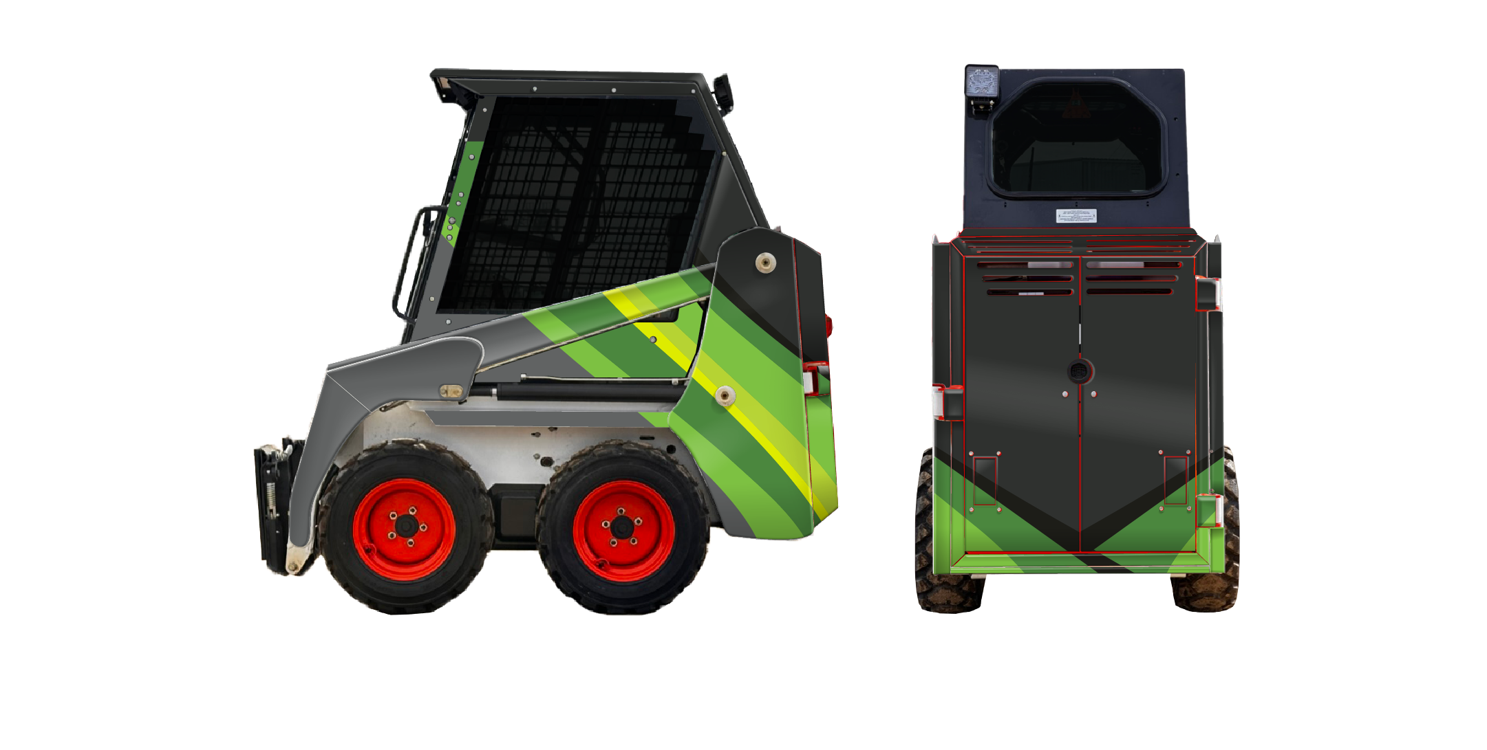 Bobcat S70 Wrap Kits – Dirty Graphix