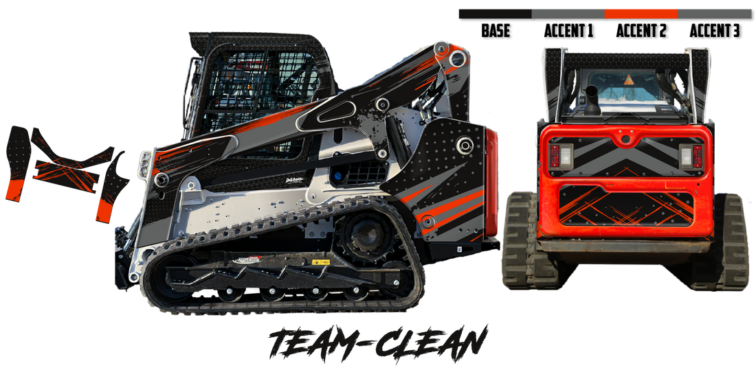 Bobcat T595 Wrap Kits – Dirty Graphix