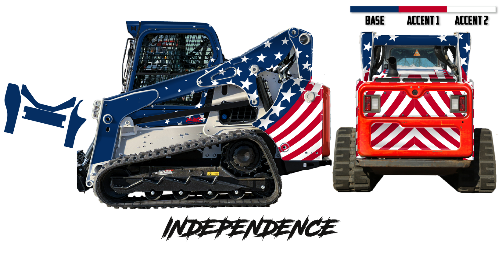Bobcat T650/S650 Wrap Kits – Dirty Graphix