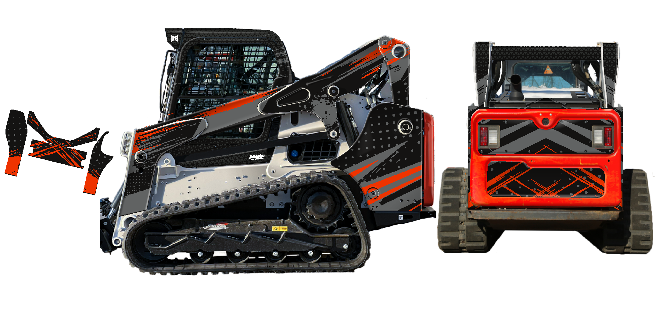Bobcat T650/S650 Wrap Kits – Dirty Graphix