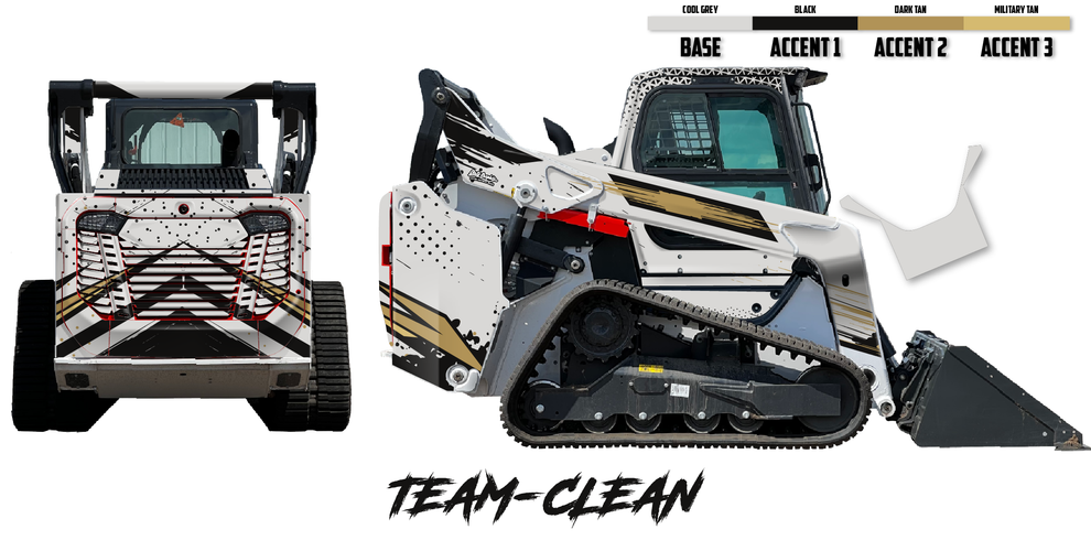 Bobcat T76/S76 Wrap Kits – Dirty Graphix