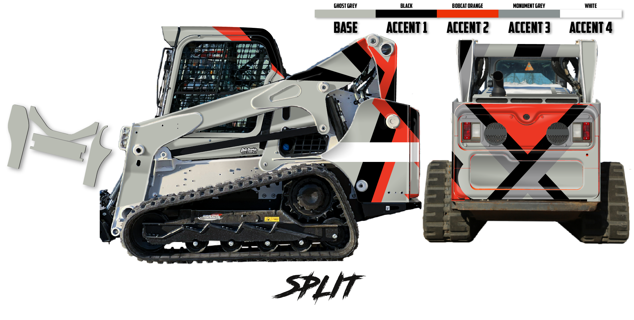 Bobcat Skid Steer/CTL Custom Wrap Kits – Dirty Graphix