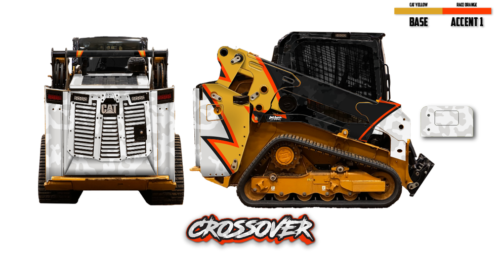CAT 255 Wrap Kit | Custom Skid Steer Graphics – Dirty Graphix