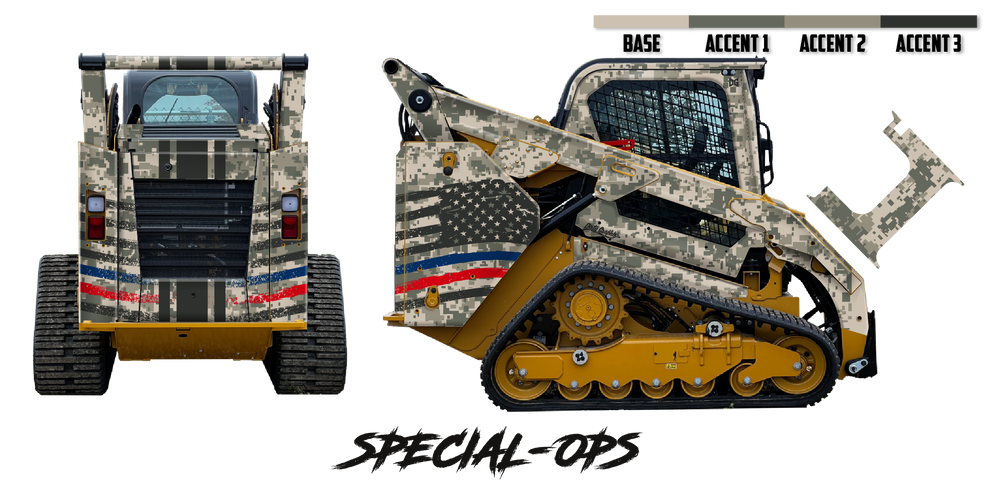 CAT 289/262D3 Wrap Kits – Dirty Graphix