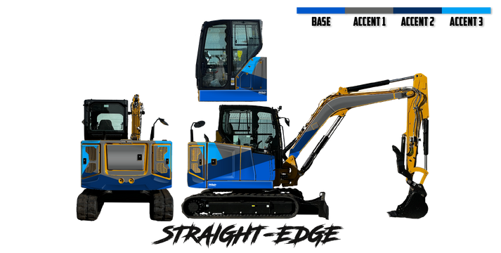 CAT 306 Custom Excavator Wrap Kits – Dirty Graphix