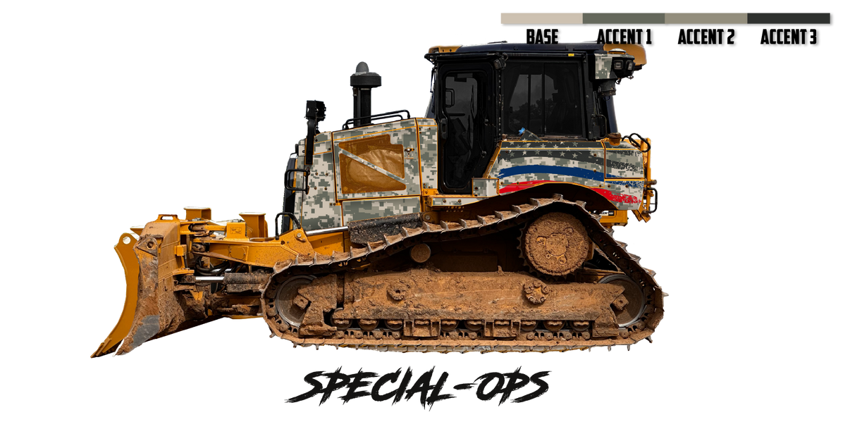 CAT D6 Custom Dozer Wrap Kits – Dirty Graphix