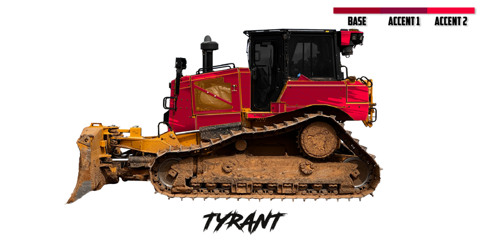 CAT D6 Custom Dozer Wrap Kits – Dirty Graphix