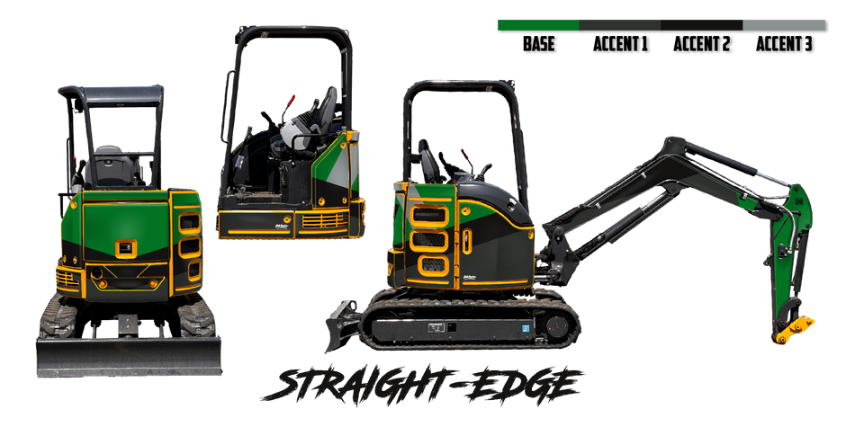 Deere Excavator Custom Wrap Kits – Dirty Graphix
