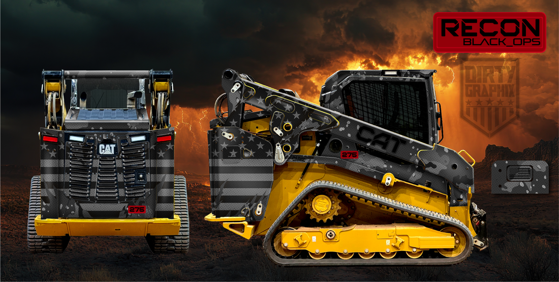 RECON "Black_Ops" - CAT Special Edition Wrap Kits – Dirty Graphix