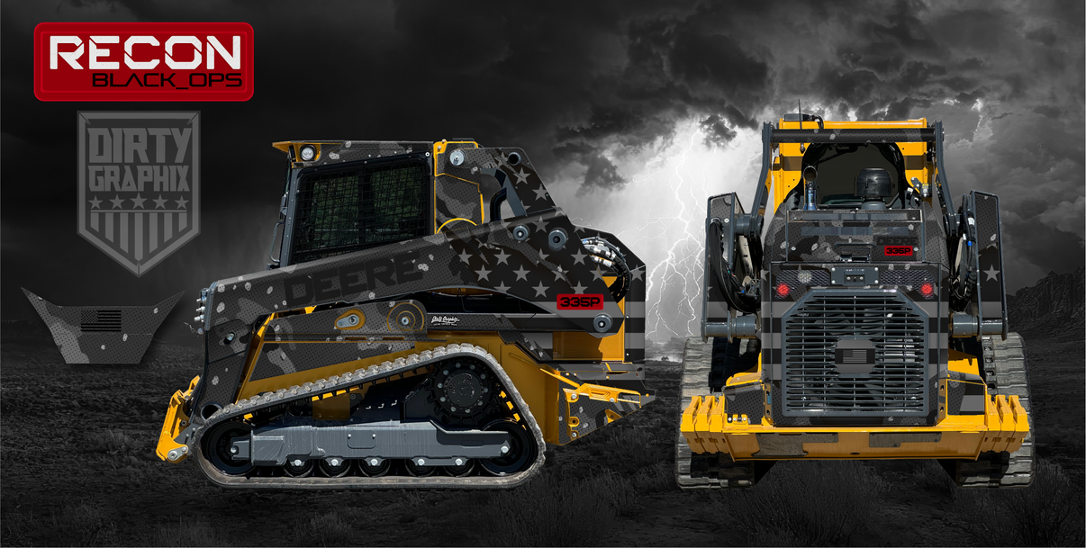 RECON "BLACK_OPS" - Deere Special Edition Wrap Kits – Dirty Graphix