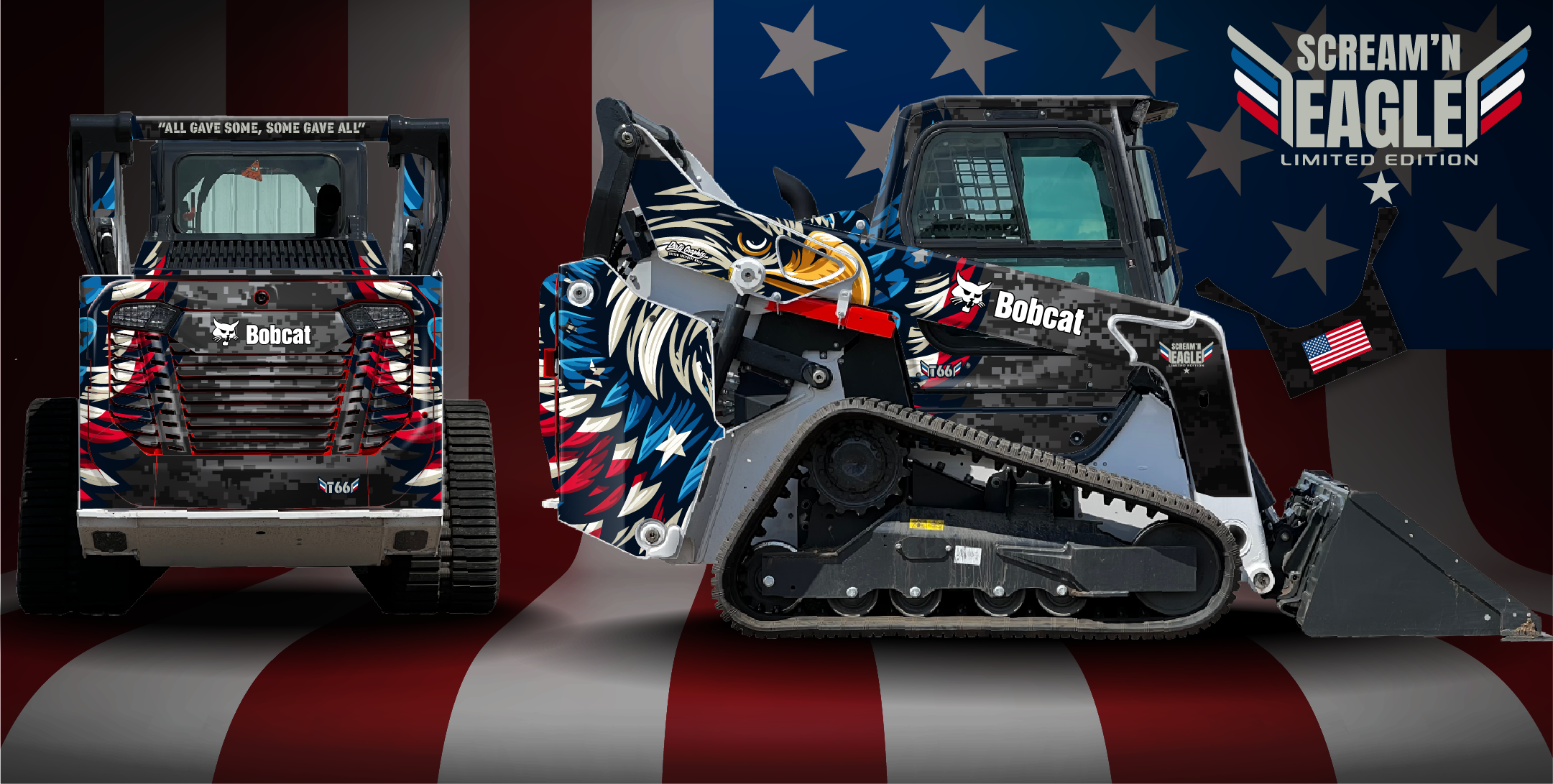 SCREAM'N EAGLE - Bobcat Limited Edition Wrap Kits – Dirty Graphix