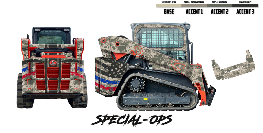 Kubota Skid Steer/CTL Custom Wrap Kits – Dirty Graphix