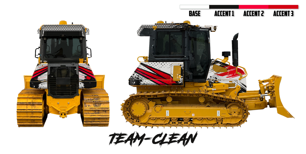 Komatsu Dozer Custom Wrap Kits – Dirty Graphix