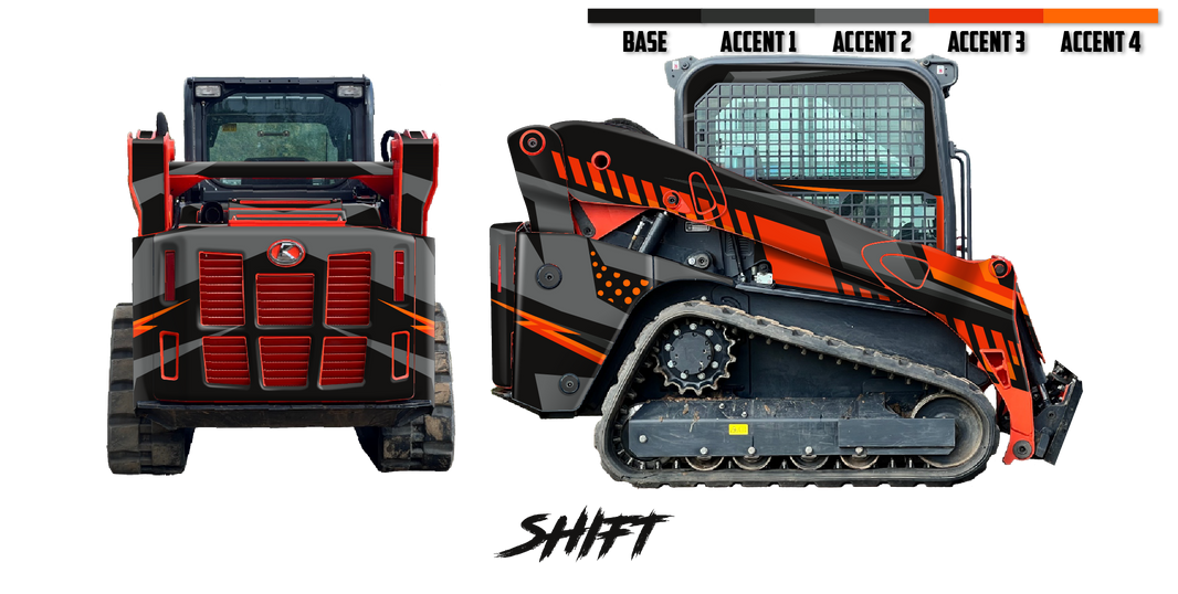 Kubota Skid Steer/CTL Custom Wrap Kits – Dirty Graphix
